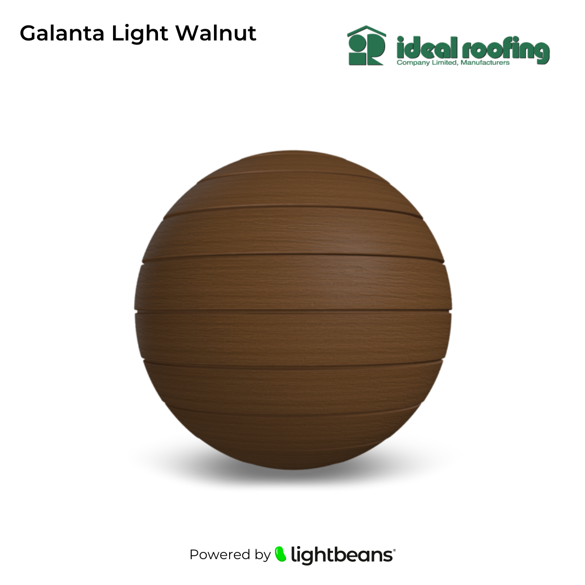 Galanta Light Walnut Texture from Ideal Roofing | Lightbeans