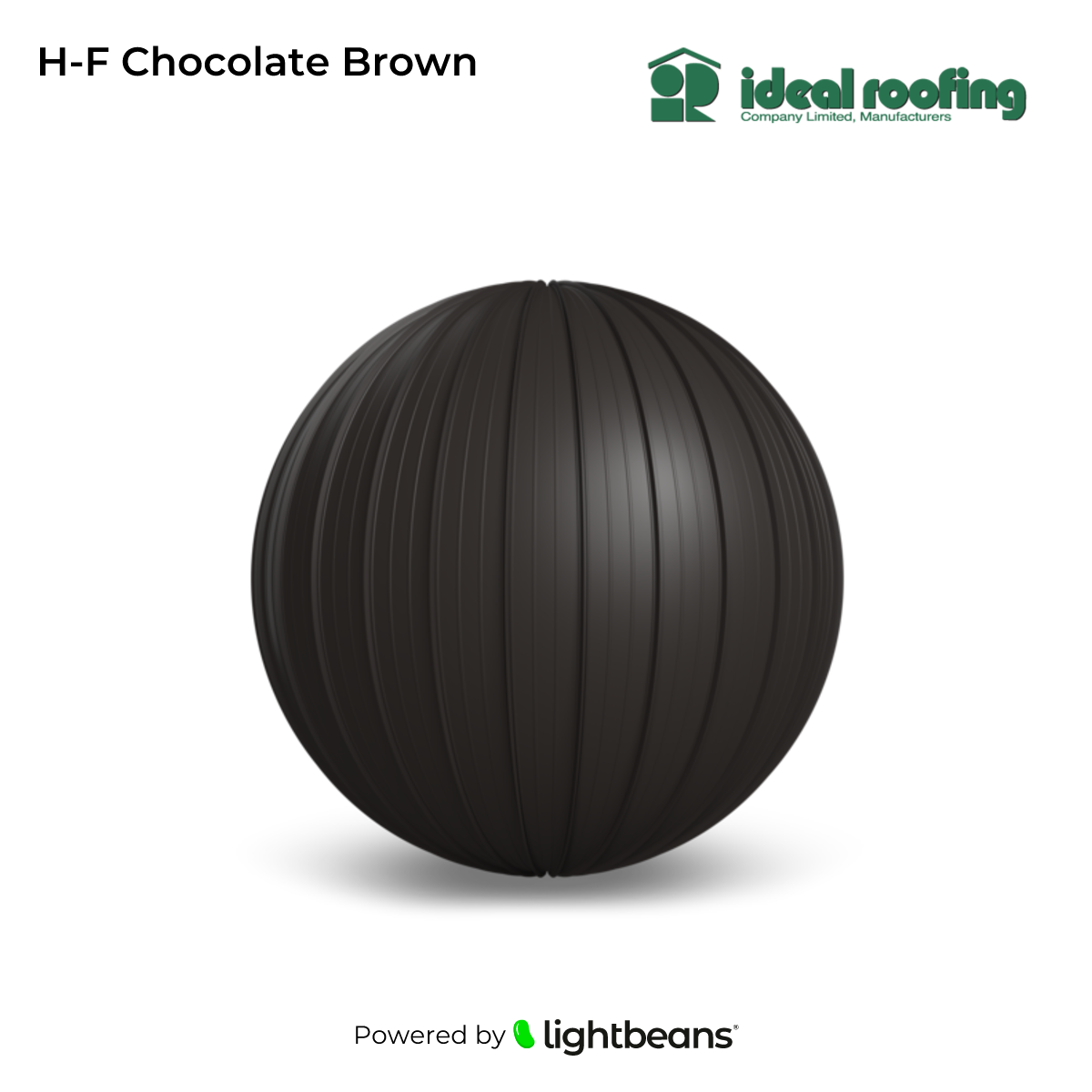 H-F Chocolate Brown Texture from Ideal Roofing | Lightbeans