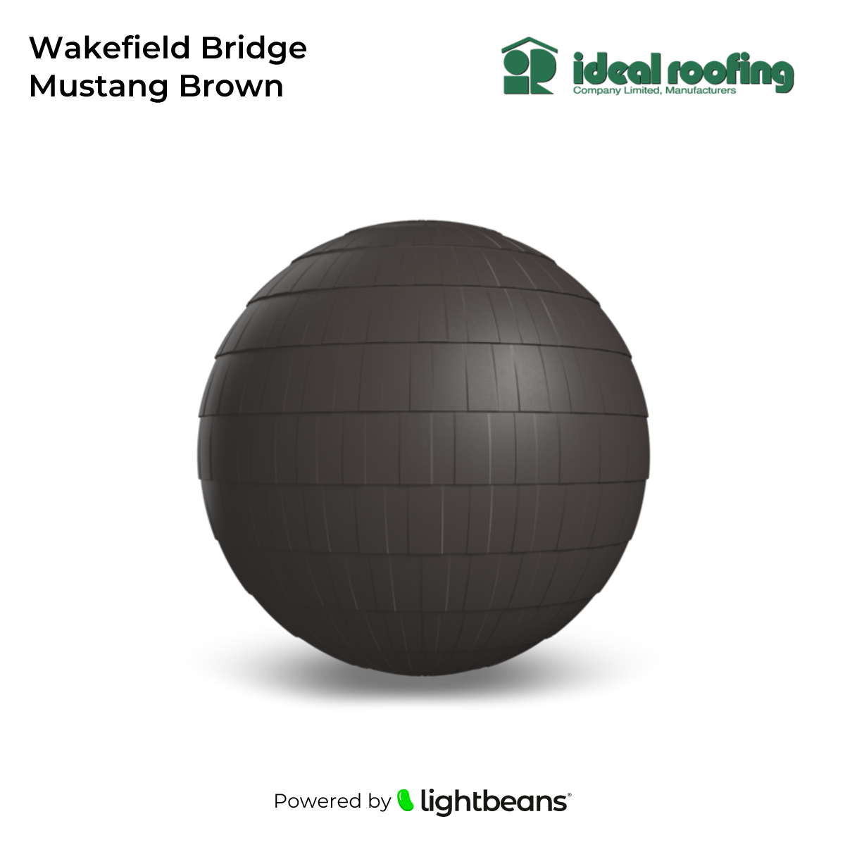 Wakefield Bridge Mustang Brown Texture from Ideal Roofing | Lightbeans