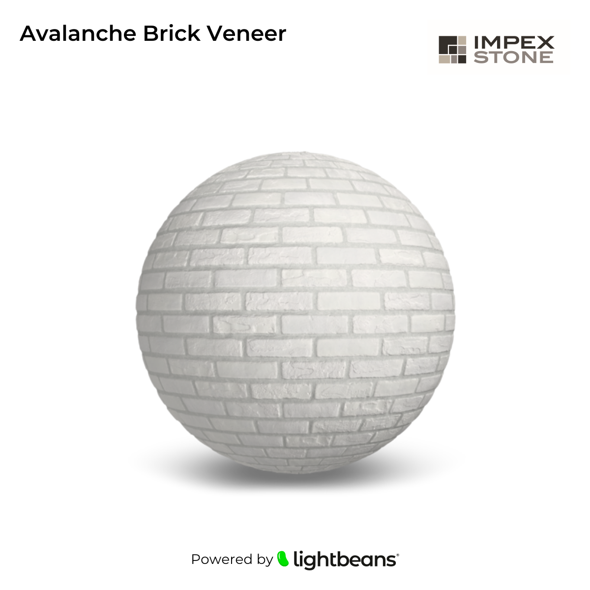 Avalanche Brick Veneer Texture from Impex Stone | Lightbeans