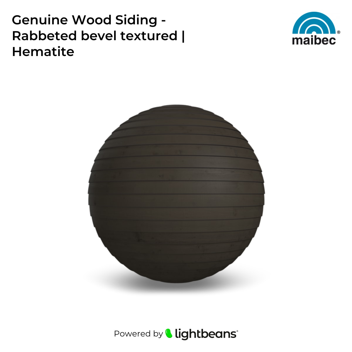 Genuine Wood Siding - Rabbeted bevel textured | Hematite Texture from ...
