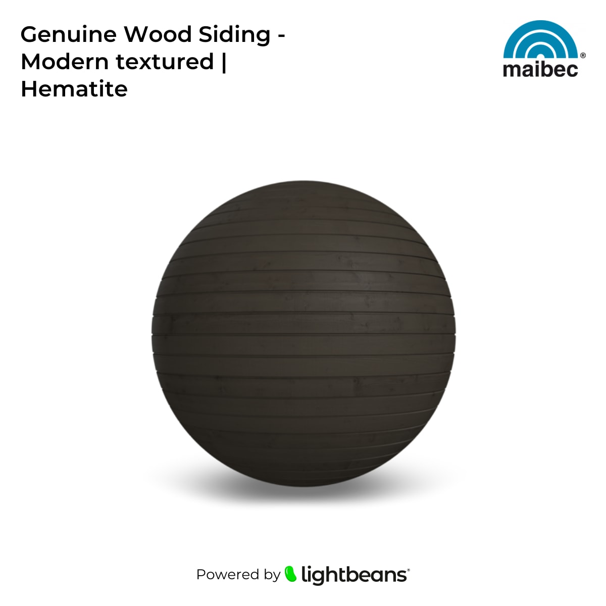 Genuine Wood Siding - Modern textured | Hematite Texture from Maibec ...
