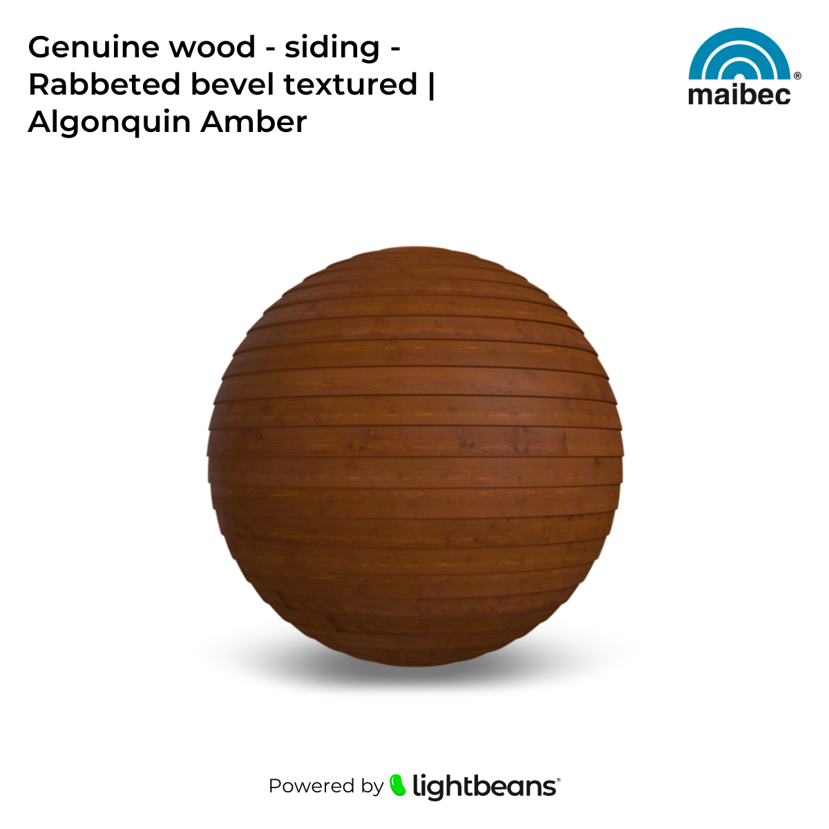 Genuine wood - siding - Rabbeted bevel textured | Algonquin Amber ...