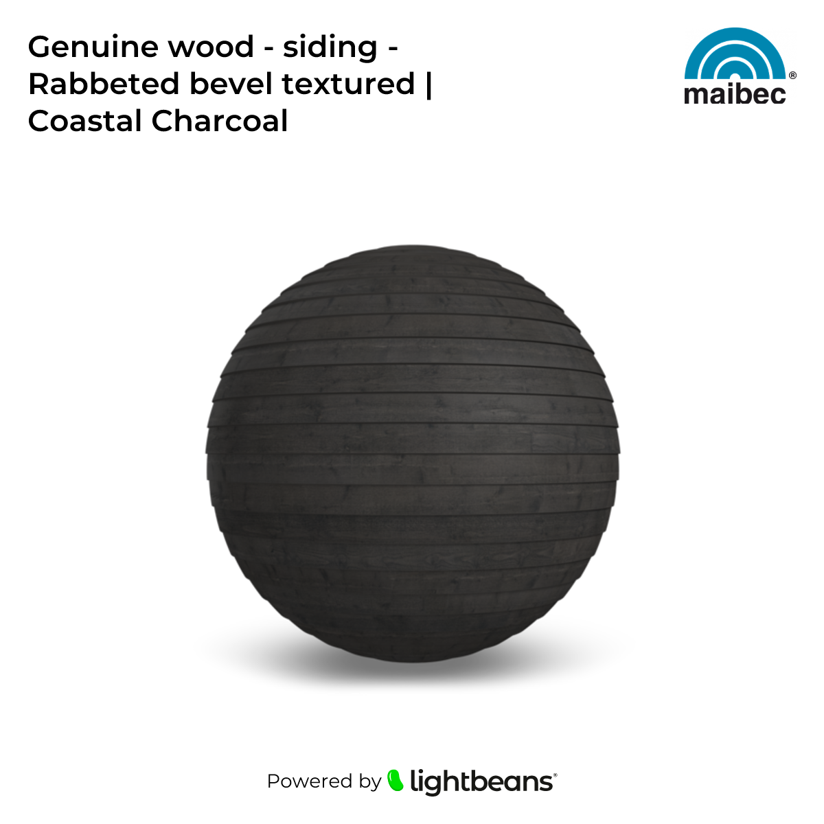 Genuine wood - siding - Rabbeted bevel textured | Coastal Charcoal ...
