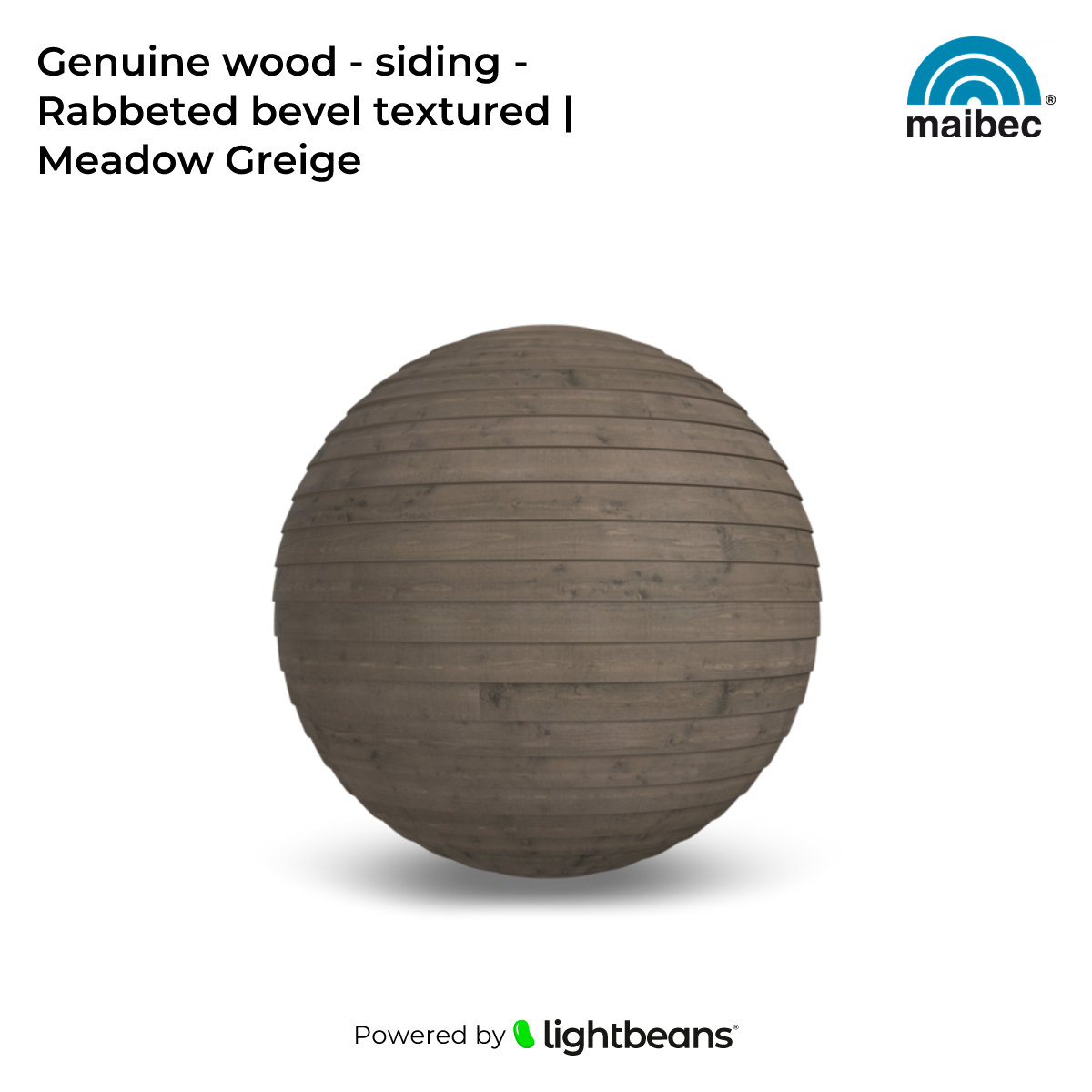 Genuine wood - siding - Rabbeted bevel textured | Meadow Greige Texture ...