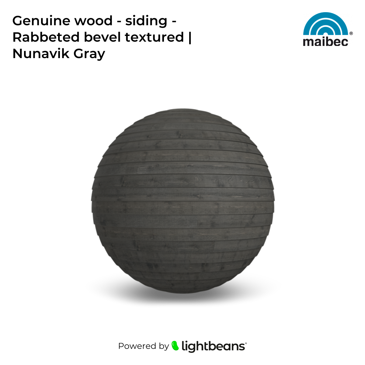 Genuine wood - siding - Rabbeted bevel textured | Nunavik Gray Texture ...