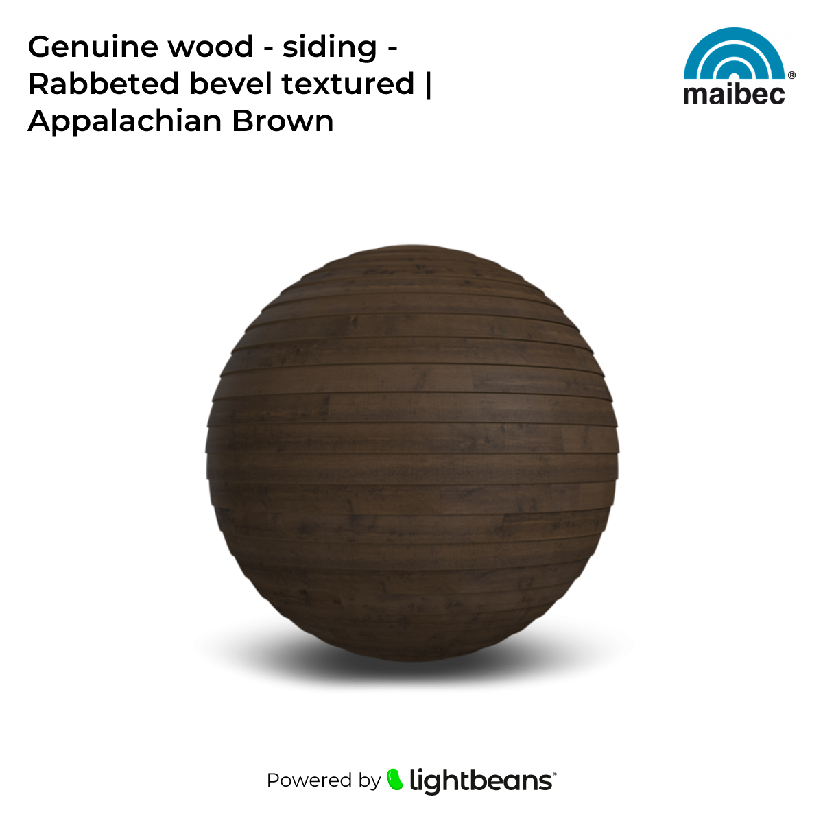 Genuine wood - siding - Rabbeted bevel textured | Appalachian Brown ...