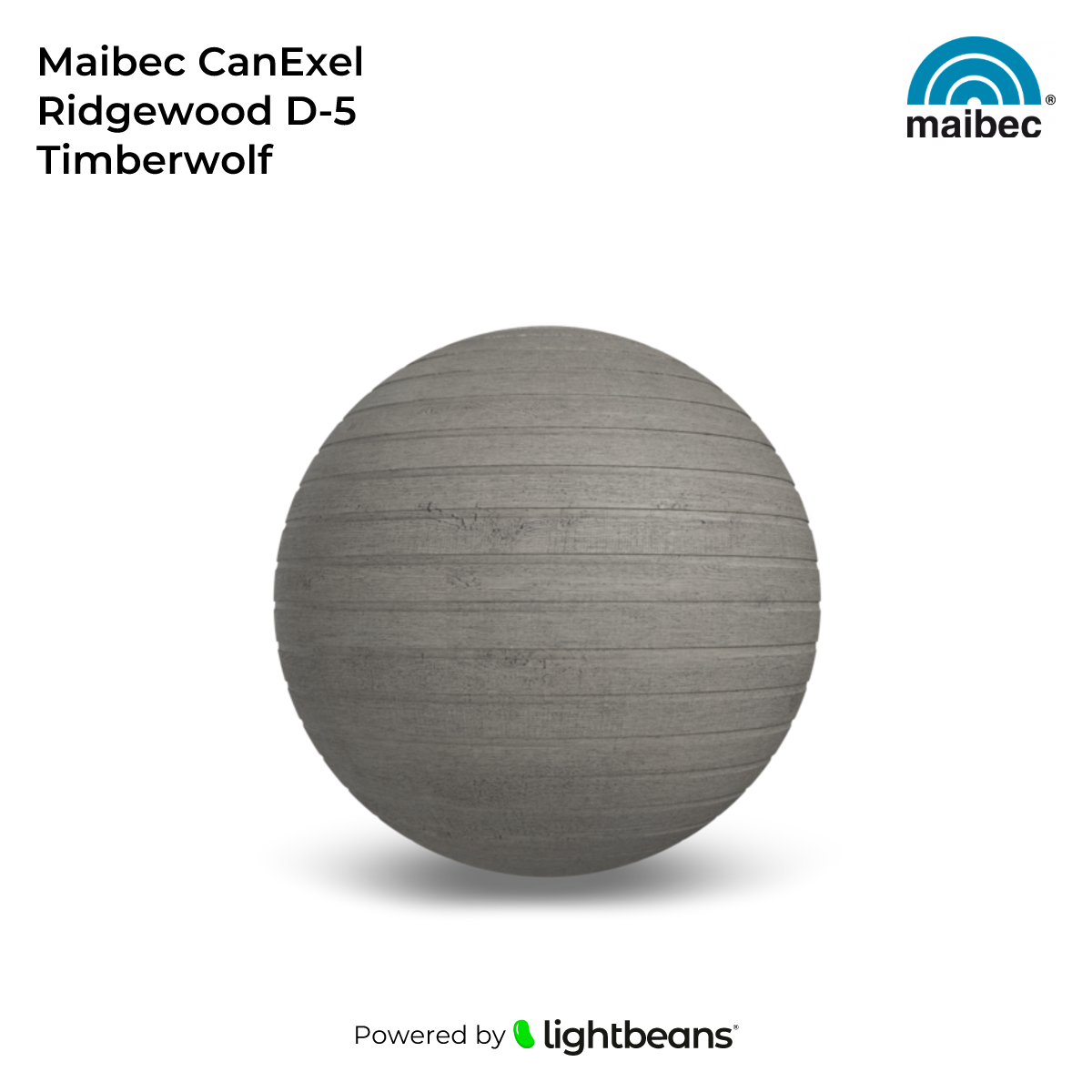 Maibec CanExel Ridgewood D-5 Timberwolf Texture from Maibec | Lightbeans