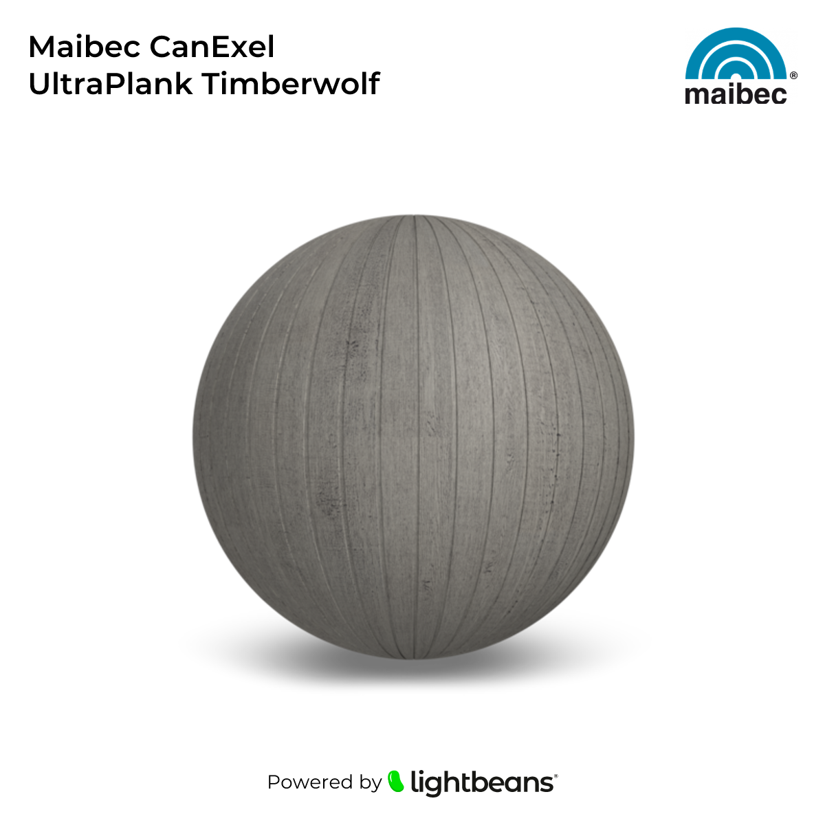 Maibec CanExel UltraPlank Timberwolf Texture from Maibec | Lightbeans