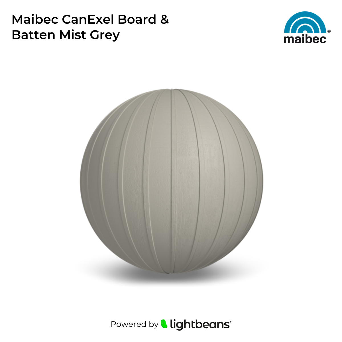 Maibec CanExel Board & Batten Mist Grey Texture from Maibec | Lightbeans
