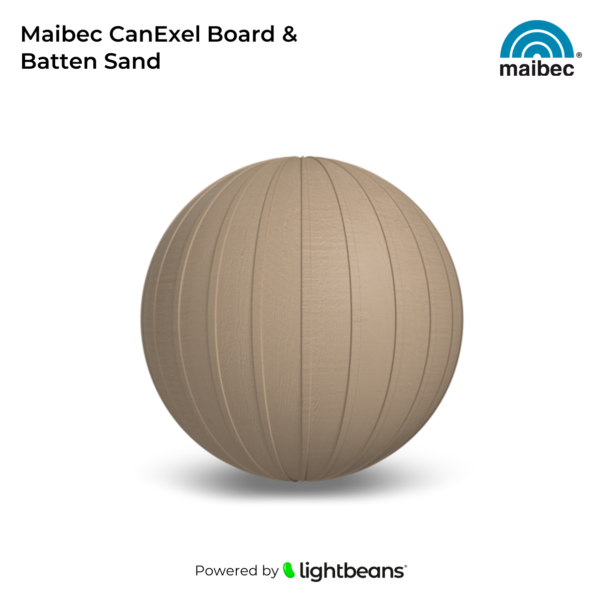 Maibec CanExel Board & Batten Sand Texture from Maibec | Lightbeans