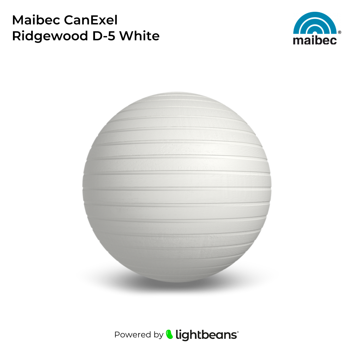 Maibec CanExel Ridgewood D-5 White Texture from Maibec | Lightbeans