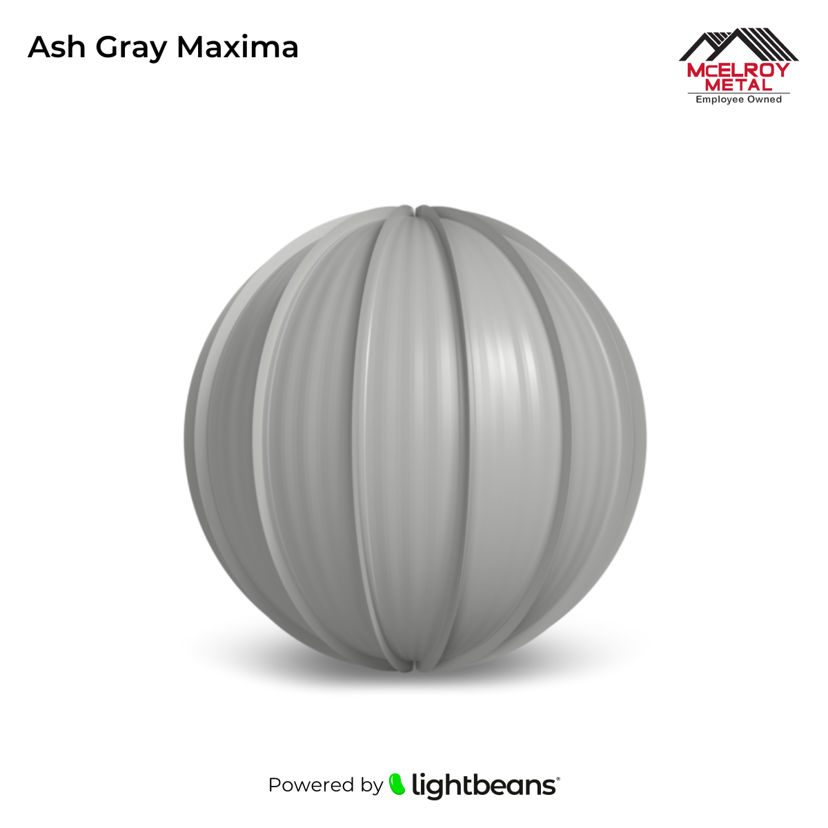 Ash Gray Maxima Texture from McElroy Metal | Lightbeans