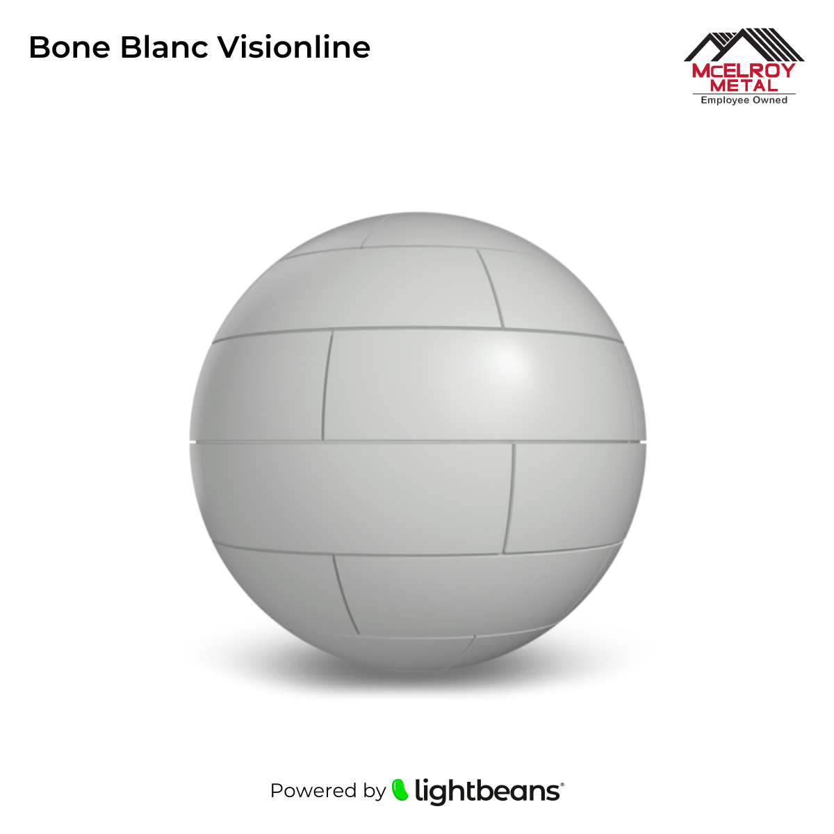 Bone Blanc Visionline Texture from McElroy Metal | Lightbeans