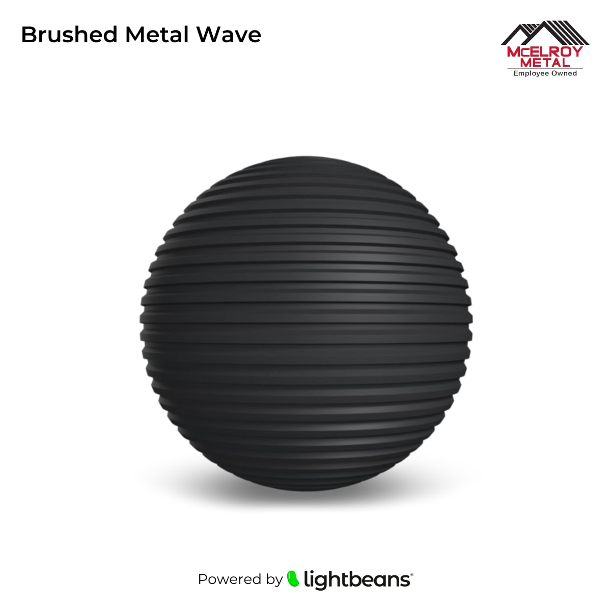 Brushed Metal Wave Texture from McElroy Metal