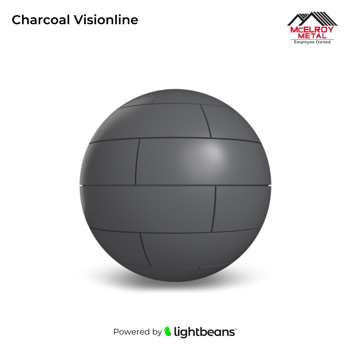 Charcoal Visionline Texture from McElroy Metal | Lightbeans
