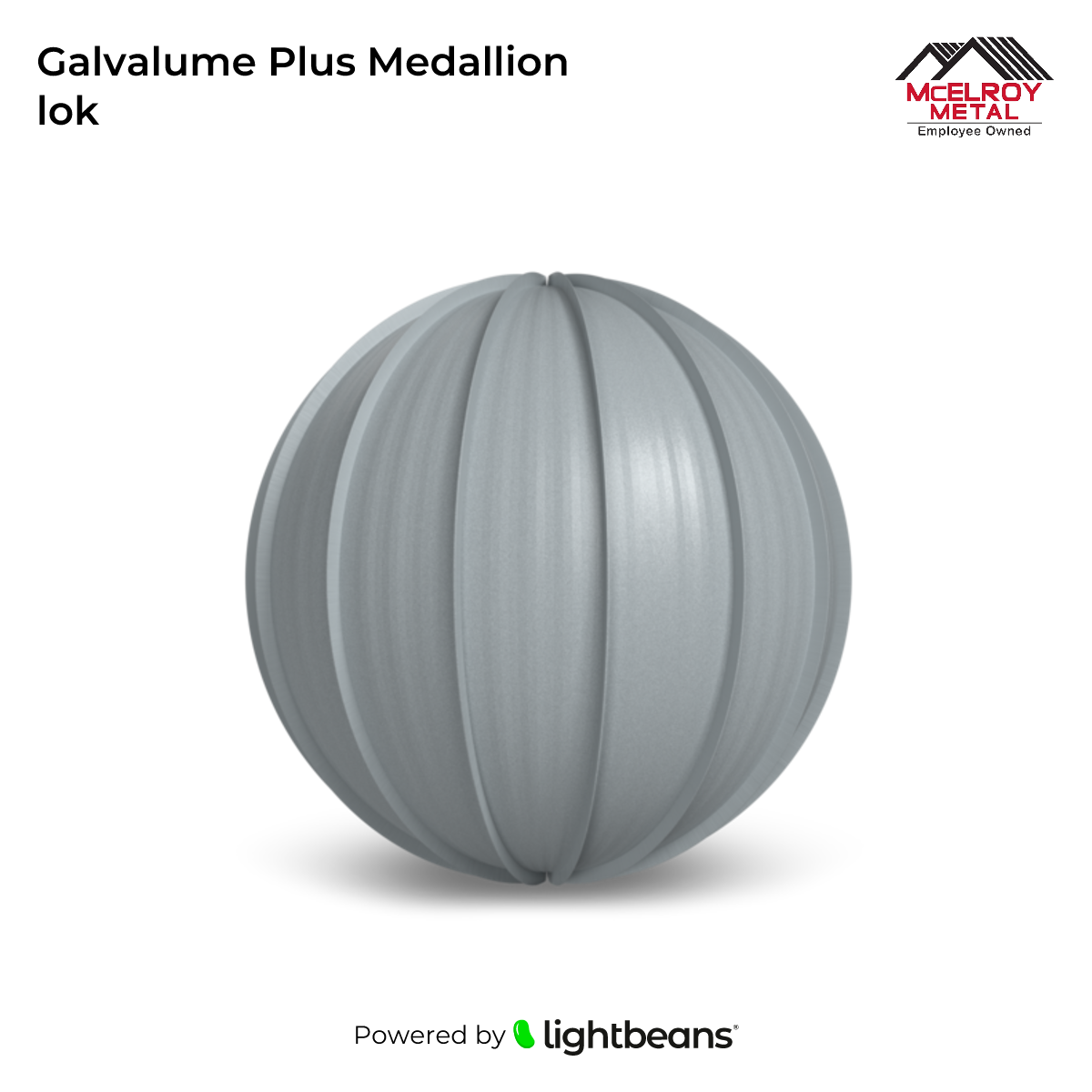 Galvalume Plus Medallion lok Texture from McElroy Metal | Lightbeans