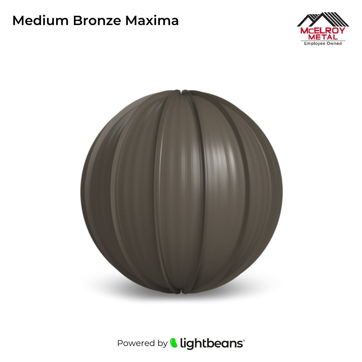Medium Bronze Maxima Texture from McElroy Metal | Lightbeans