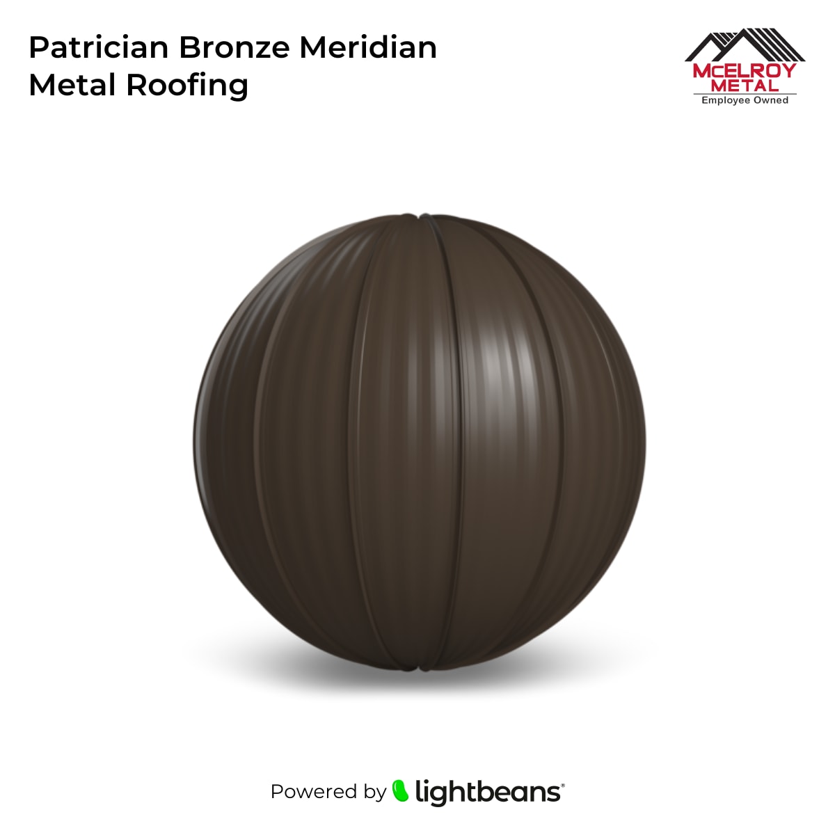 Patrician Bronze Meridian Metal Roofing Texture from McElroy Metal ...