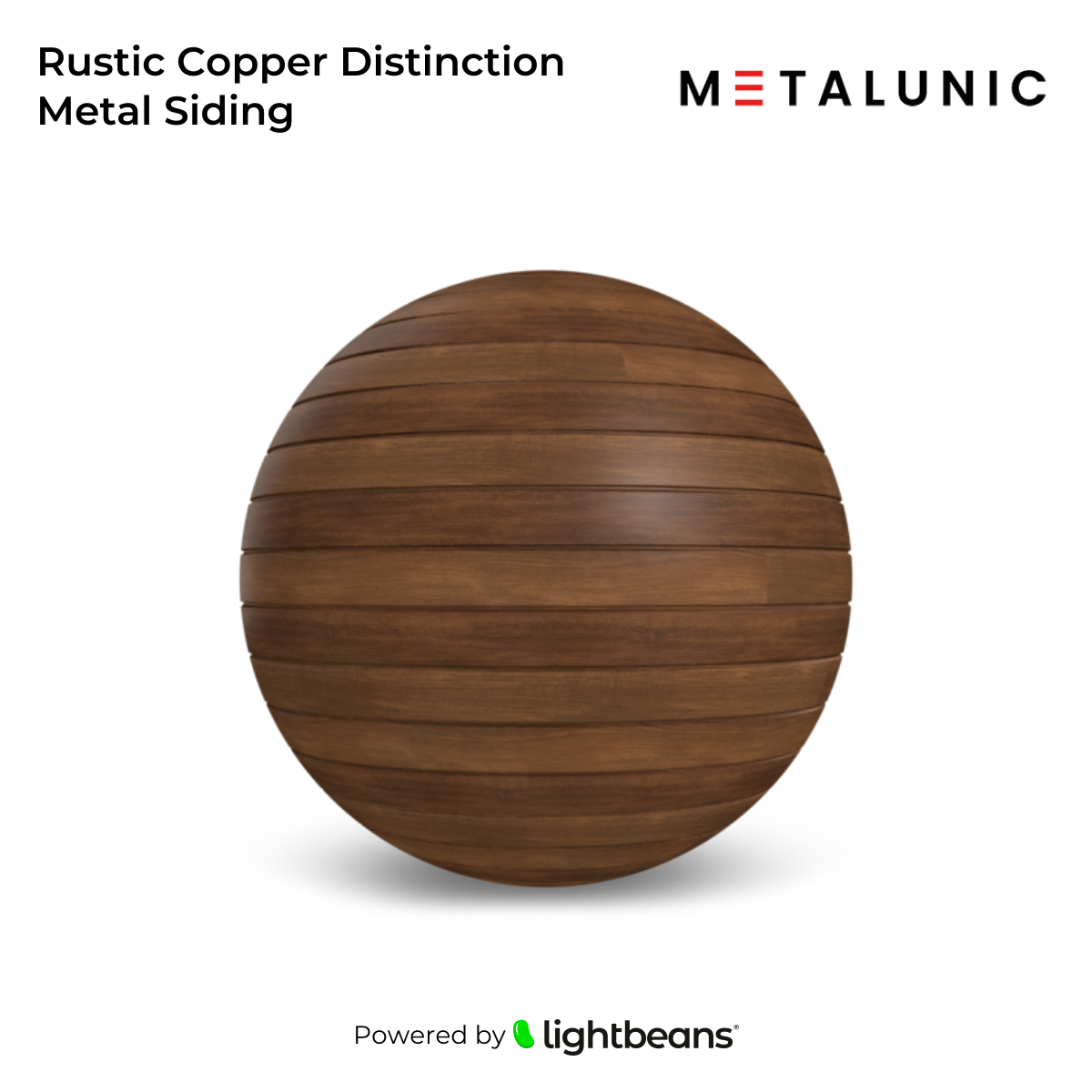 Rustic Copper Distinction Metal Siding Texture from Métalunic | Lightbeans