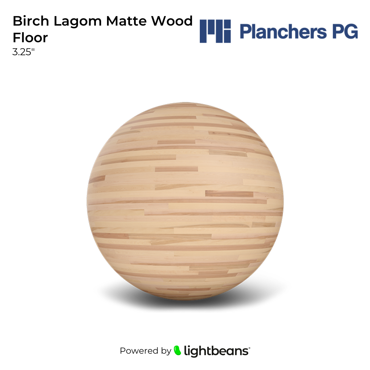 Birch Lagom Matte Wood Floor Texture from Planchers PG | Lightbeans