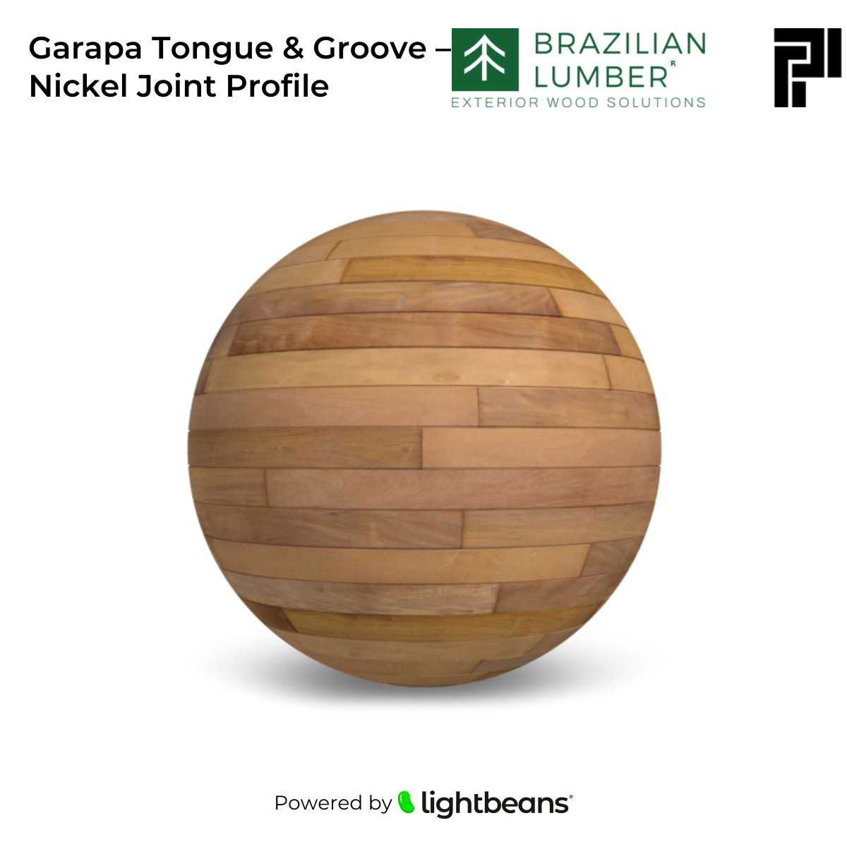 Garapa Tongue & Groove – Nickel Joint Profile Texture from Platinum ...