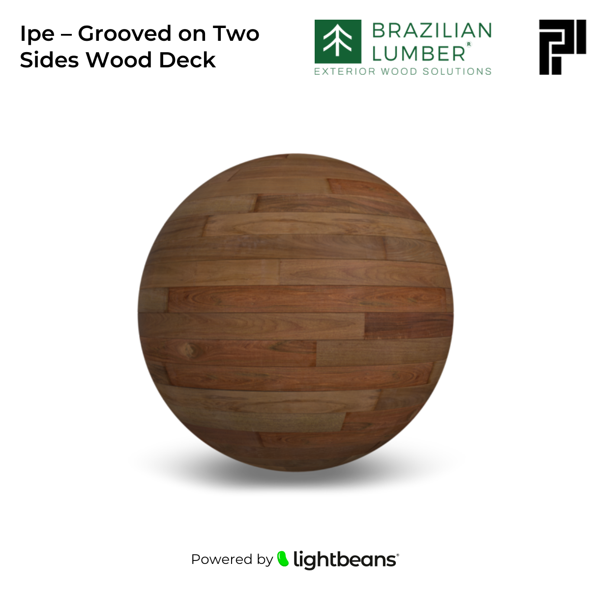 Ipe – Grooved on Two Sides Wood Deck Texture from Platinum Woods ...