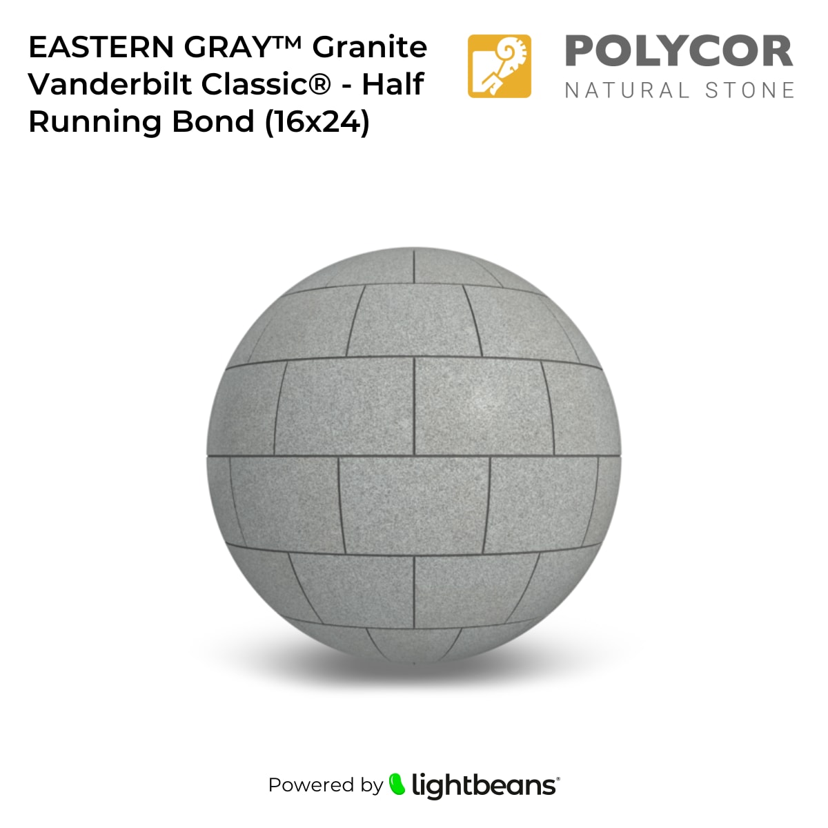EASTERN GRAY™ Granite Vanderbilt Classic® - Half Running Bond (16x24 ...