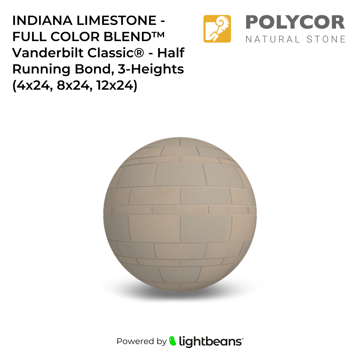 INDIANA LIMESTONE ‐ FULL COLOR BLEND™ Vanderbilt Classic® - Half ...