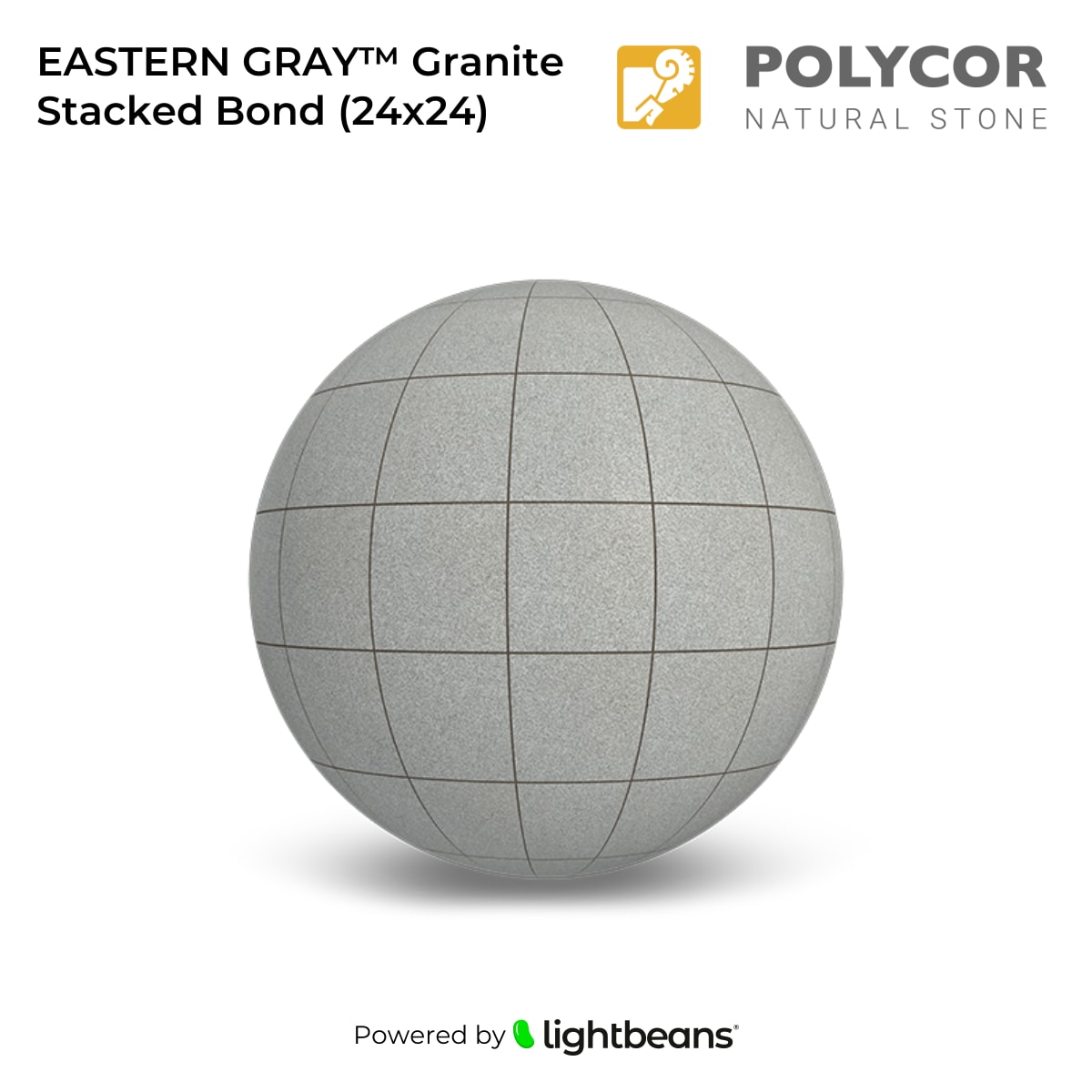 EASTERN GRAY™ Granite Stacked Bond (24x24) Texture from Polycor ...