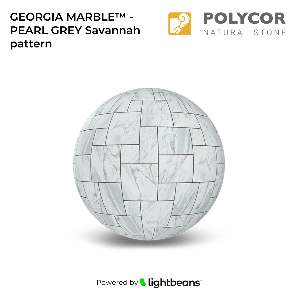 GEORGIA MARBLE™ ‐ PEARL GREY Savannah pattern Texture from Polycor ...