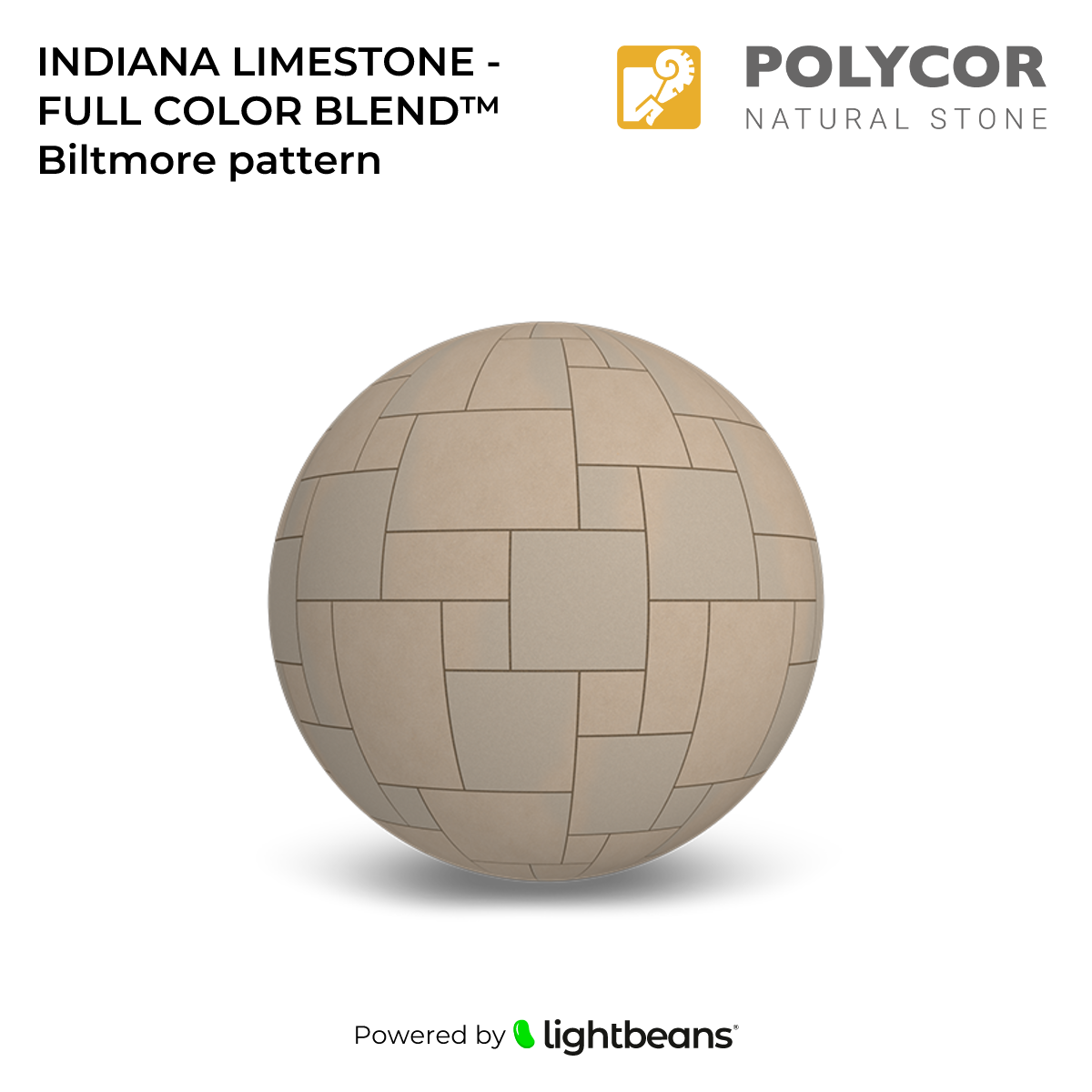 INDIANA LIMESTONE ‐ FULL COLOR BLEND™ Biltmore pattern Texture from ...