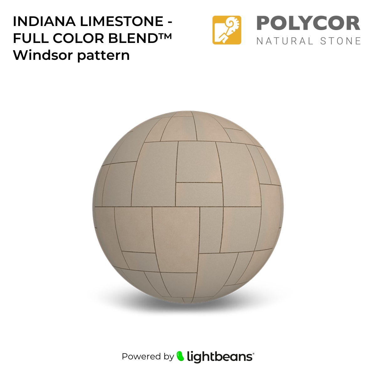 INDIANA LIMESTONE ‐ FULL COLOR BLEND™ Windsor pattern Texture from ...
