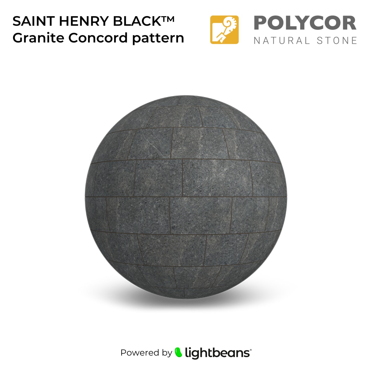 SAINT HENRY BLACK™ Granite Concord pattern Texture from Polycor ...