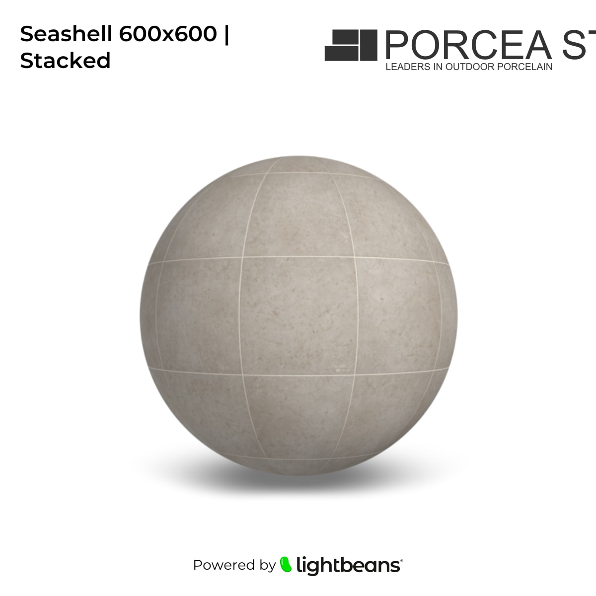 Seashell 600x600 | Stacked Texture from Porcea Stone | Lightbeans