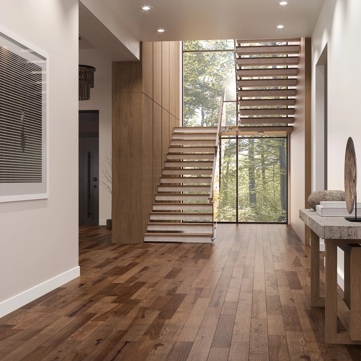 Hickory Mambo Variation With Knots Wood Floor Texture from Preverco ...