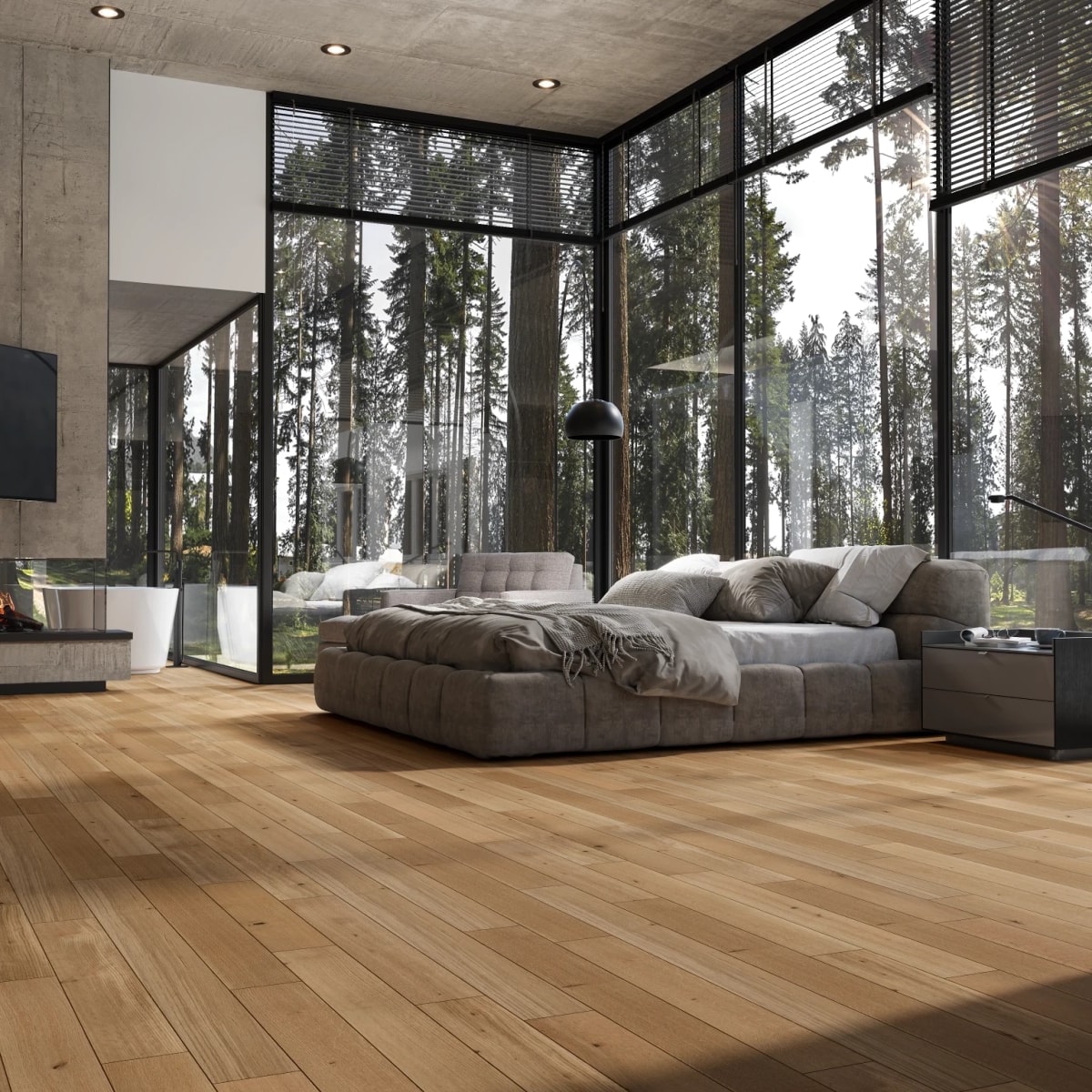 White Oak Rift & Quarter Natural Variation With Knots Wood Floor ...