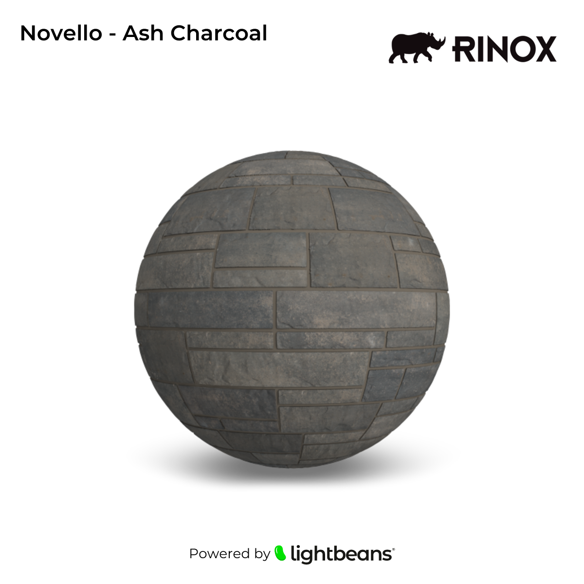 Novello - Ash Charcoal Texture from Rinox | Lightbeans