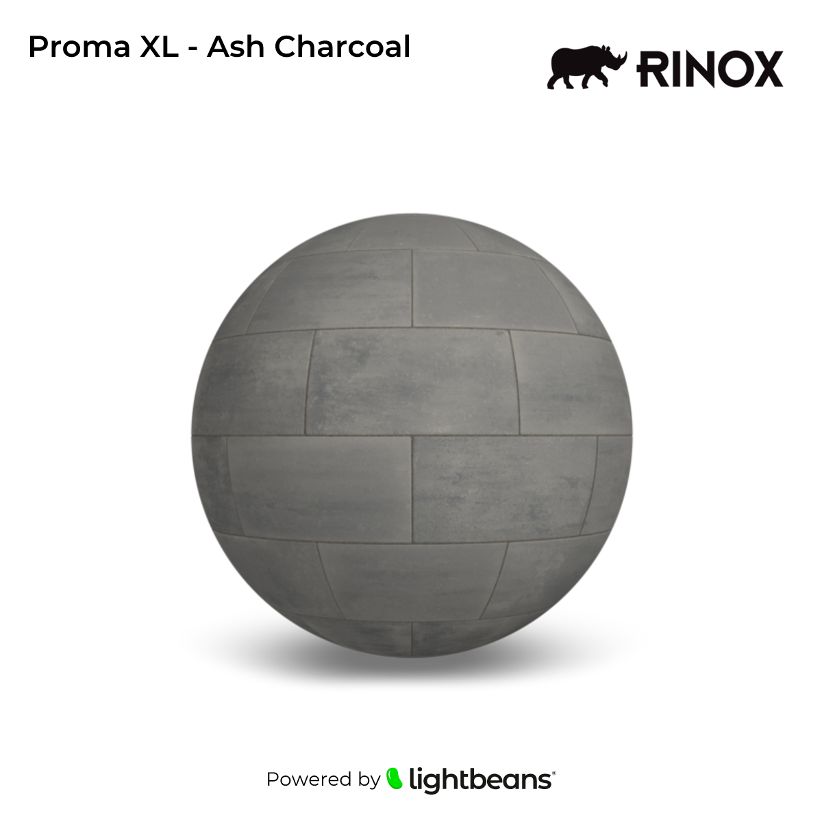Proma XL - Ash Charcoal Texture from Rinox | Lightbeans