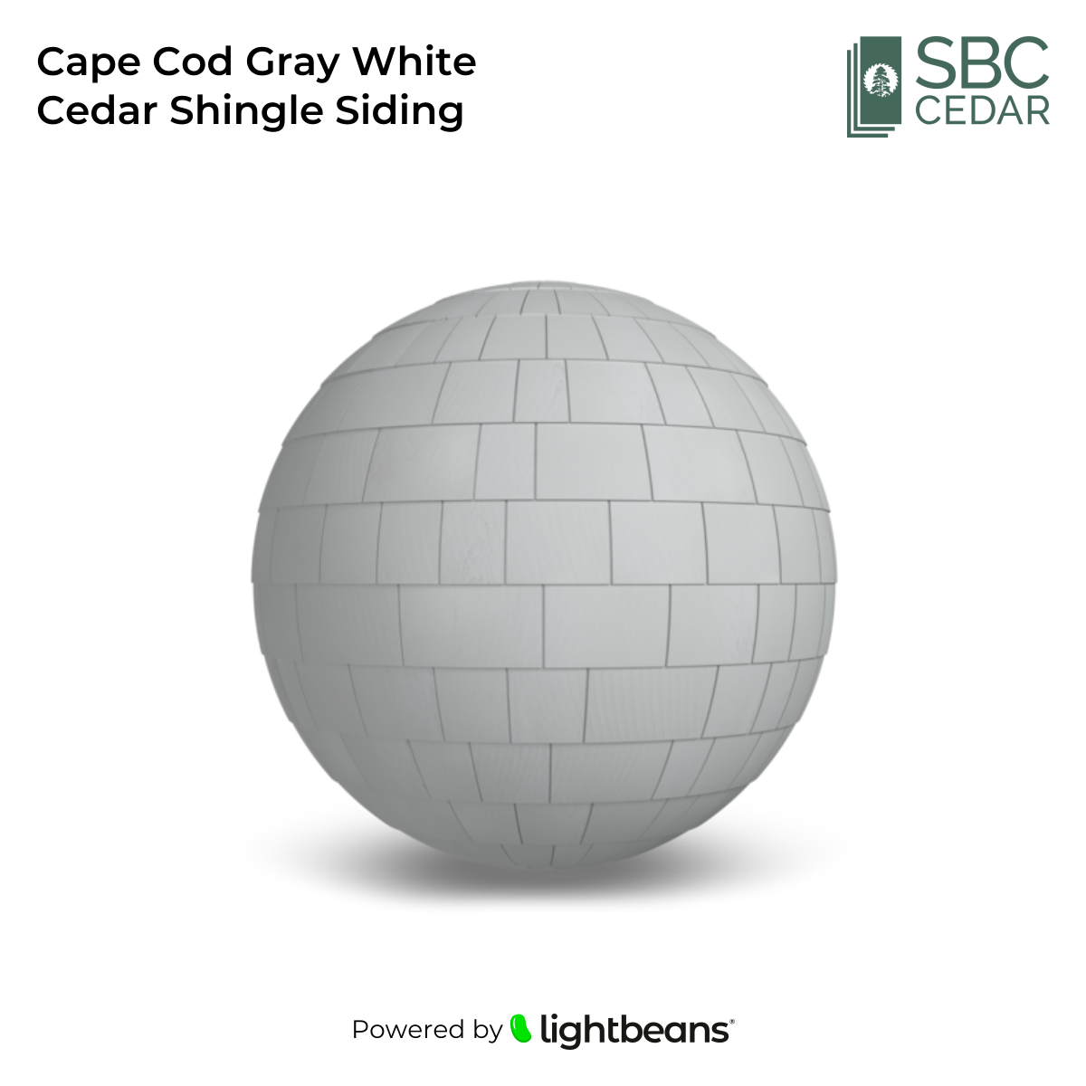 Cape Cod Gray Cedar Shingle Texture from SBC Cedar | Lightbeans