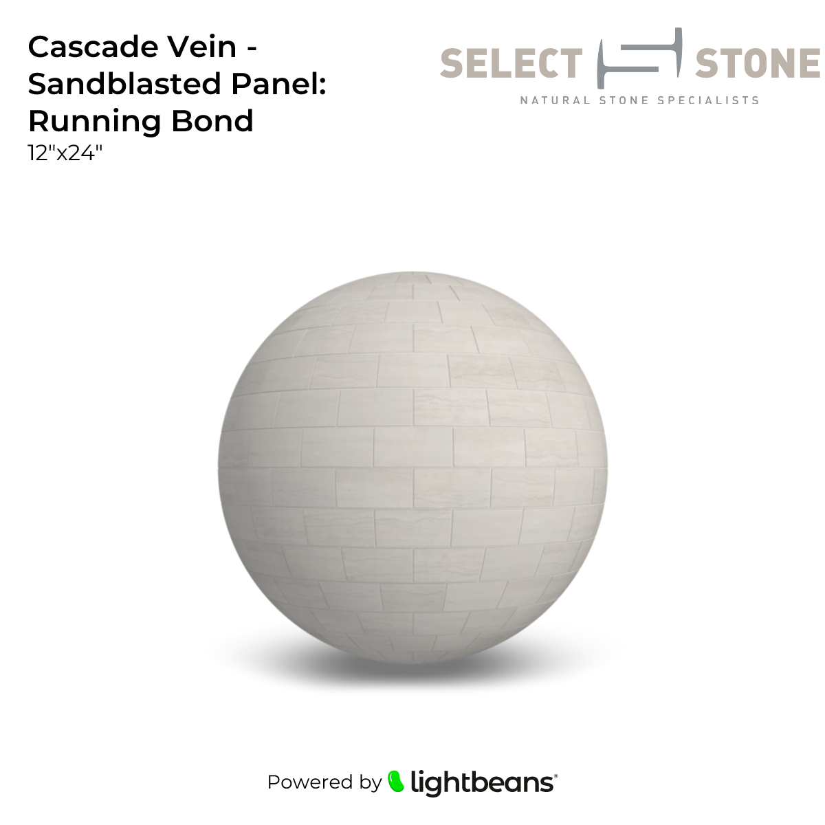 Cascade Vein - Sandblasted Panel: Running Bond Texture from Select ...