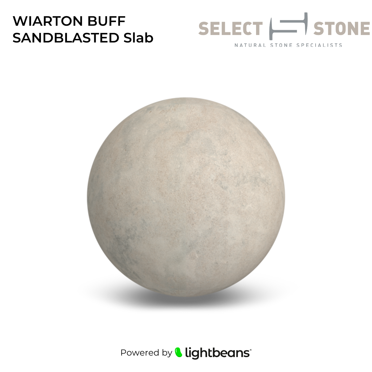 WIARTON BUFF SANDBLASTED Slab Texture from Select Stone Supply | Lightbeans