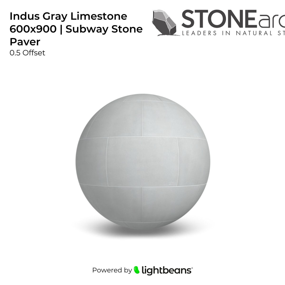 Indus Gray Limestone 600x900 | Subway Stone Paver Texture from ...