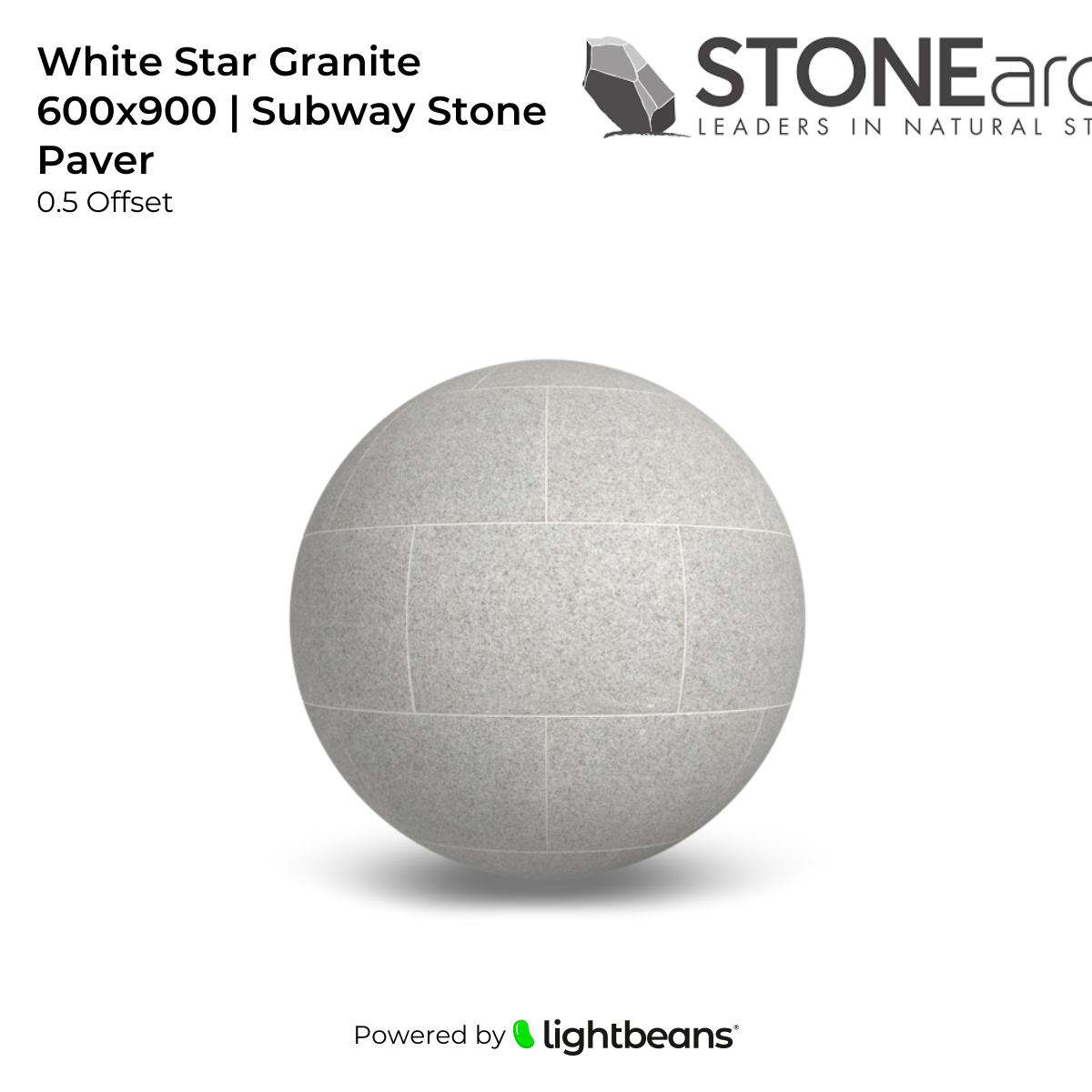 White Star Granite 600x900 | Subway Stone Paver Texture from STONEarch ...