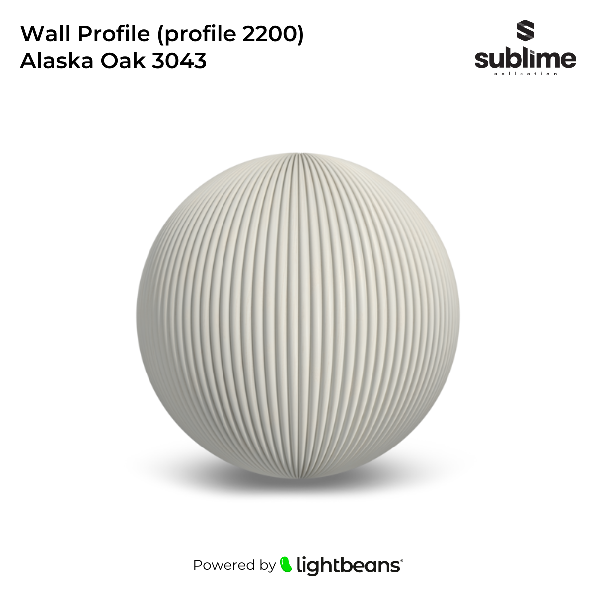 Wall Profile (profile 2200) Alaska Oak 3043 Texture from Sublime ...