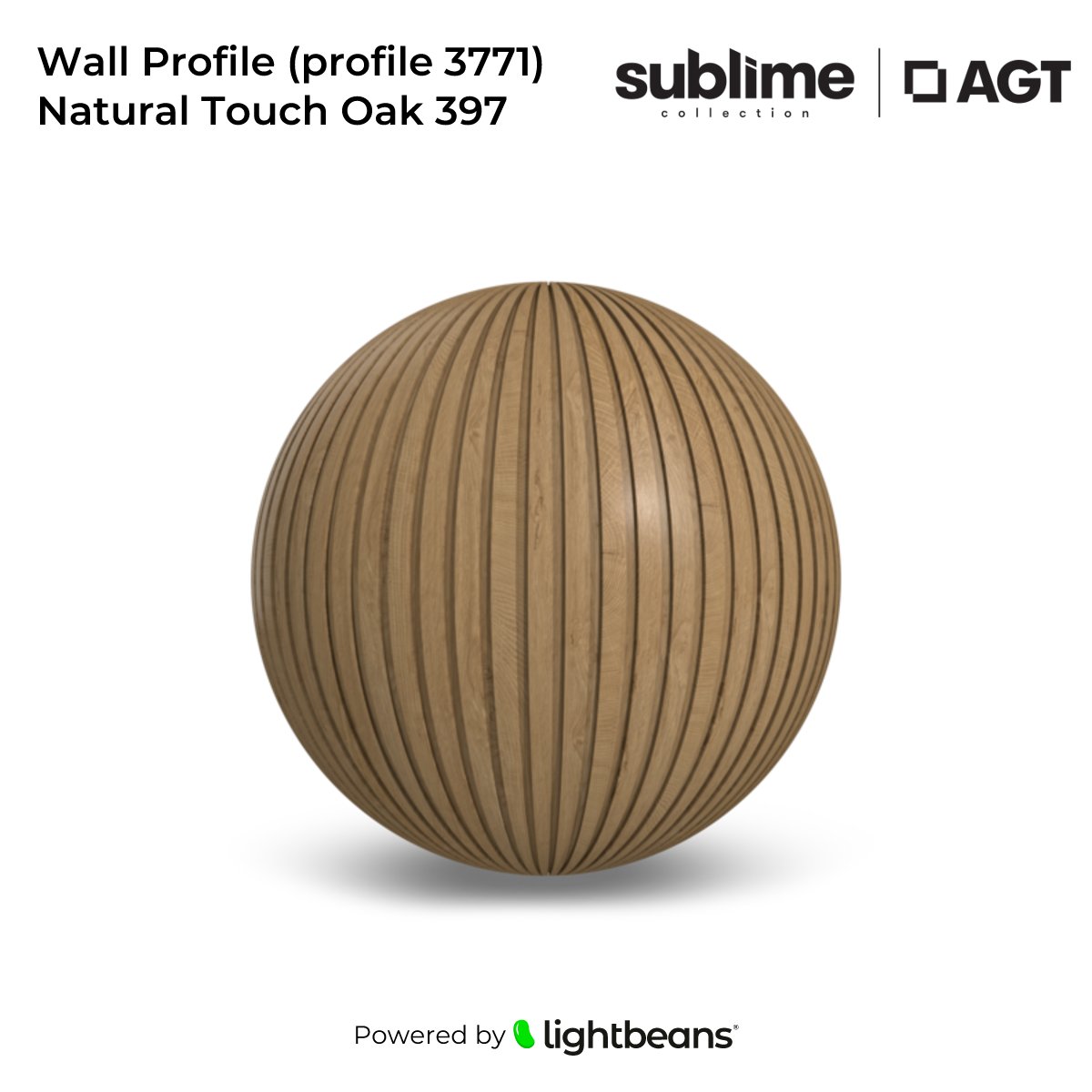 Wall Profile (profile 3771) Natural Touch Oak 397 Texture from Sublime ...
