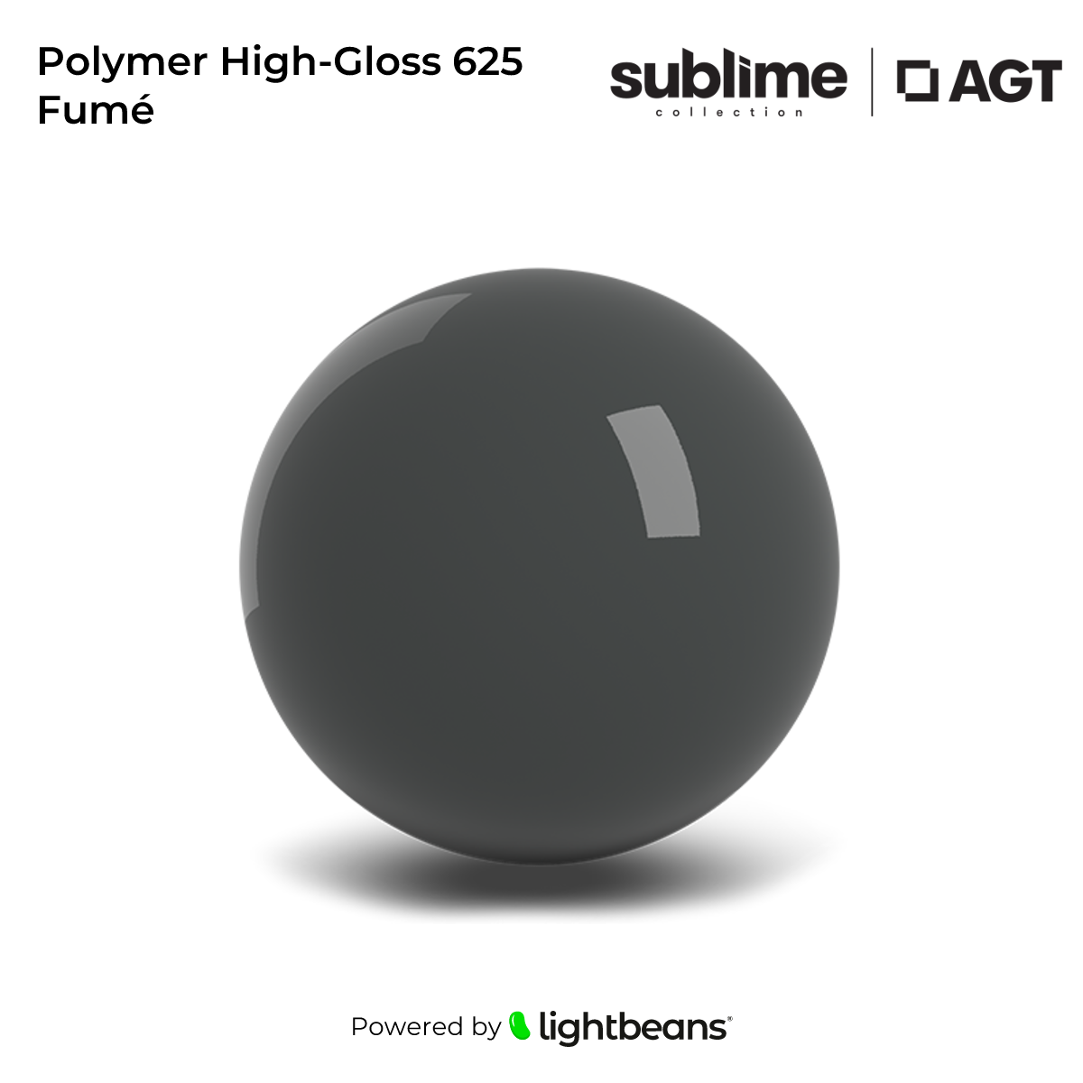 Polymer High-Gloss 625 Fumé Texture from Sublime | Lightbeans