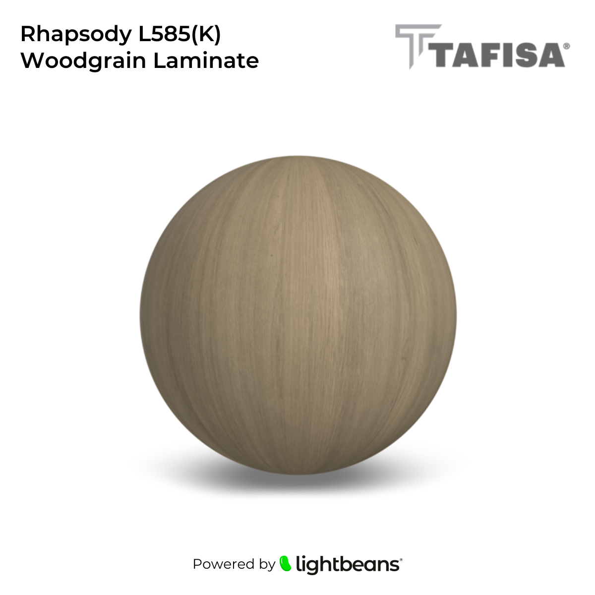 Rhapsody L585(K) Woodgrain Laminate Texture from Tafisa | Lightbeans