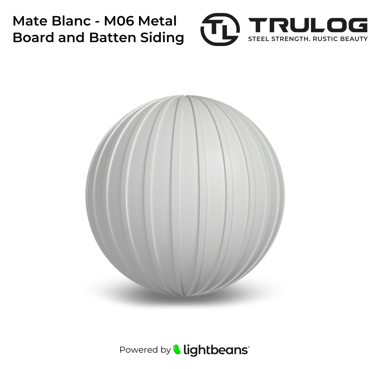 Mate Blanc - M06 Metal Board and Batten Siding Texture from Trulog ...