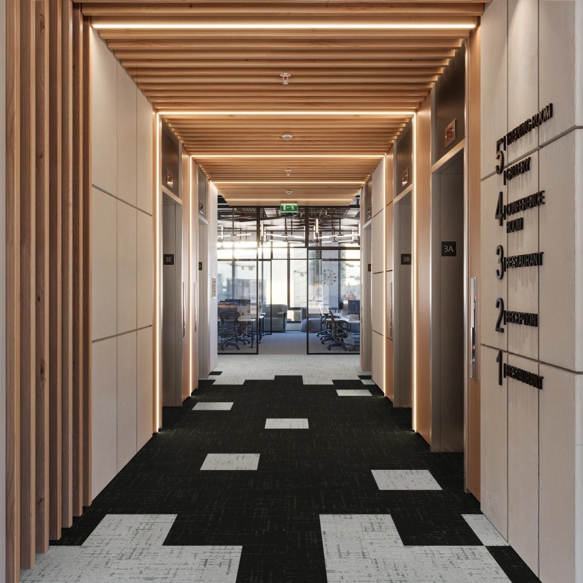 Celeste 40261 Chaos 75233 Modular Carpet Texture from Venture Carpets ...